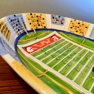 Vintage Football Stadium Chip and Dip Platter by Cooks Club - Etsy