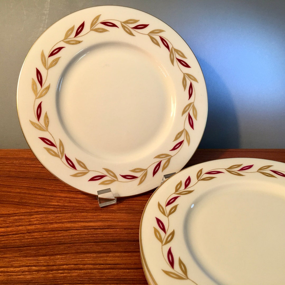 1960s Set of 6 or 12 "victoria" Bread and Butter Plates by Castleton ...