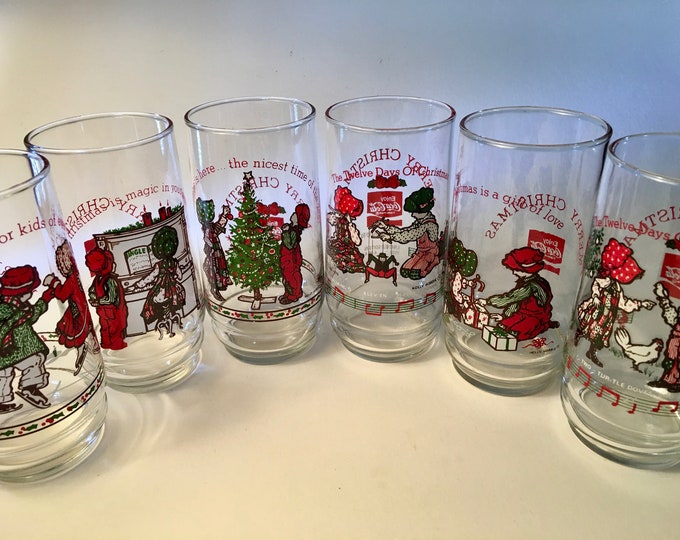 Set Of Six Holly Hobbie And Robby Limited Edition Merry Christmas