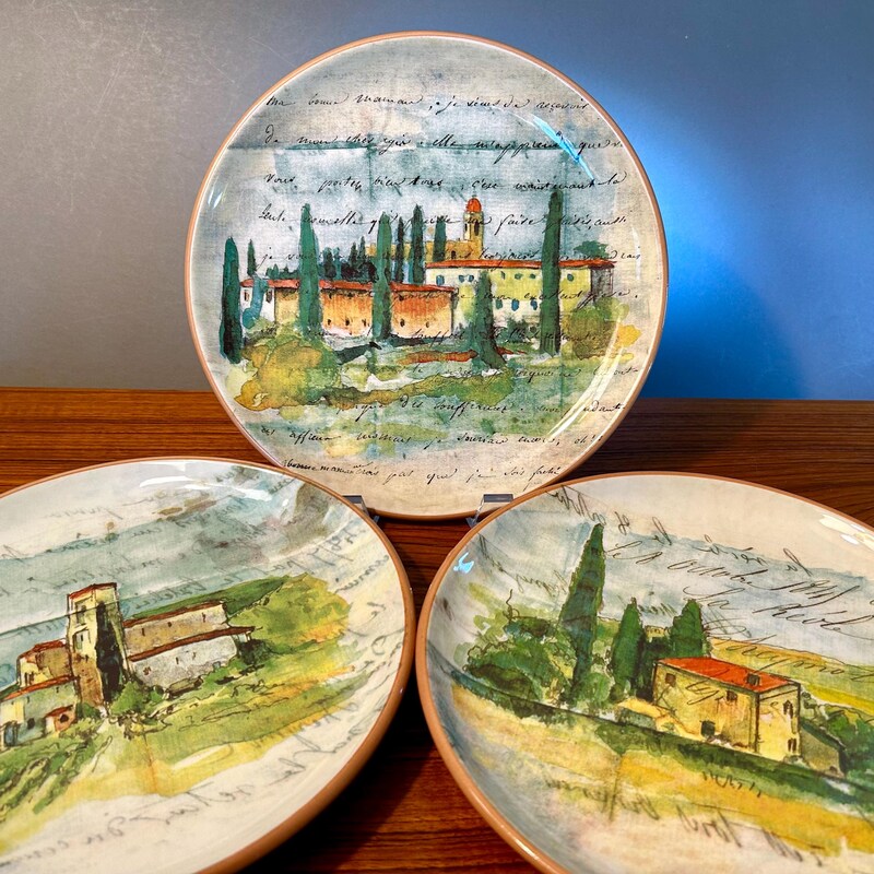 Italian Wall Plates - Etsy