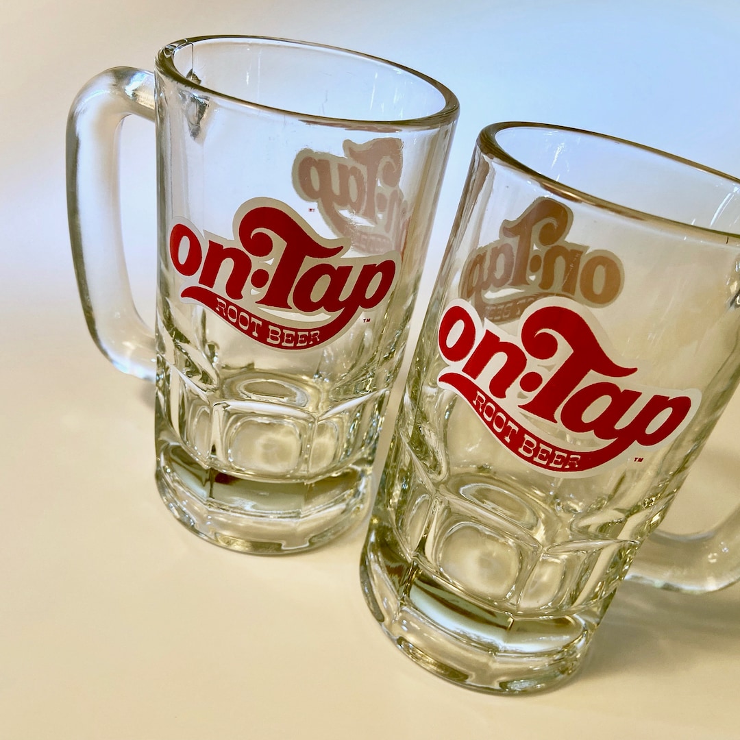PRICE INCLUDES BOTH! Set of 2 On-tap Root Beer Thick and Heavy Glass ...