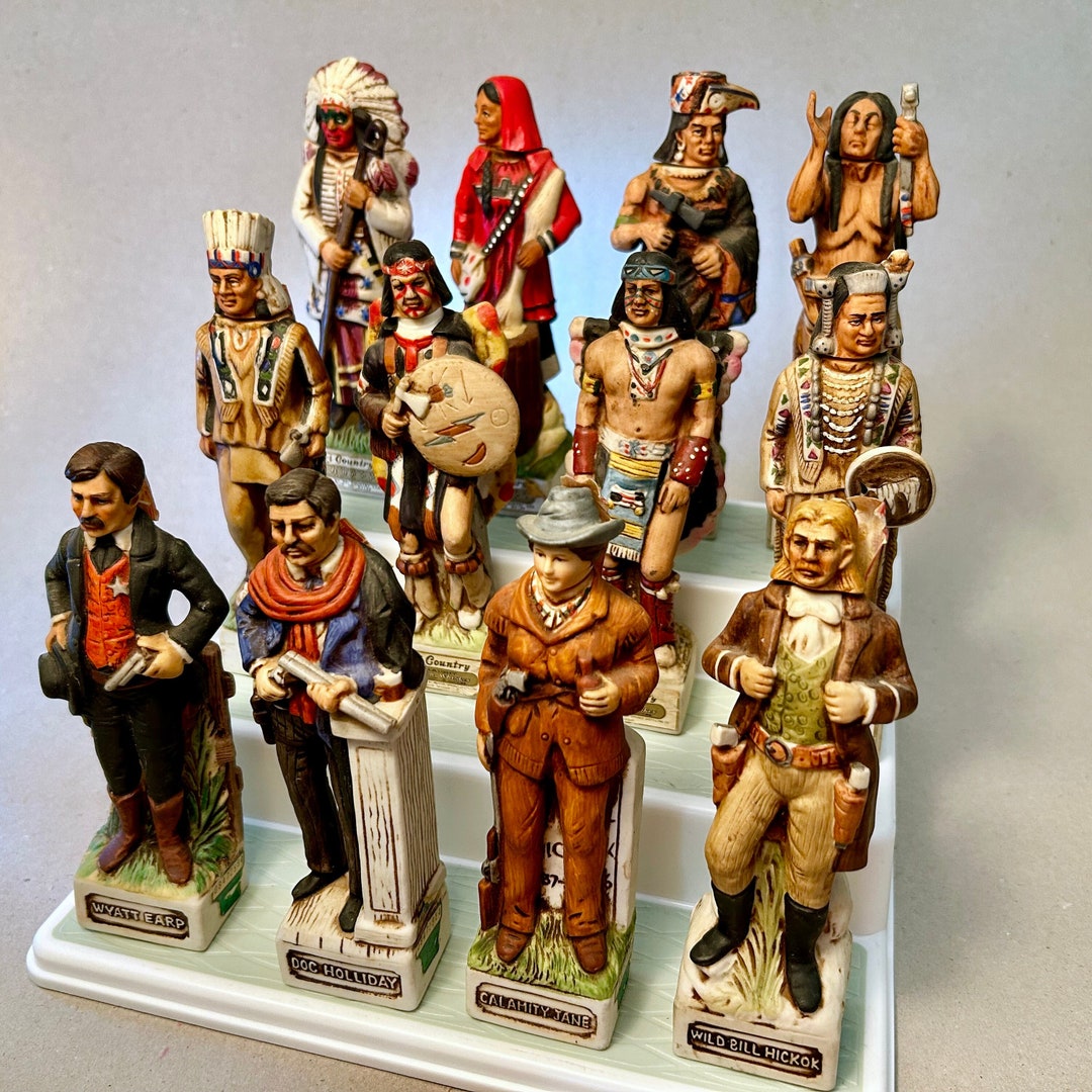 Vintage Miniature Decanters From Mccormick "gunfighters" and the Ski ...