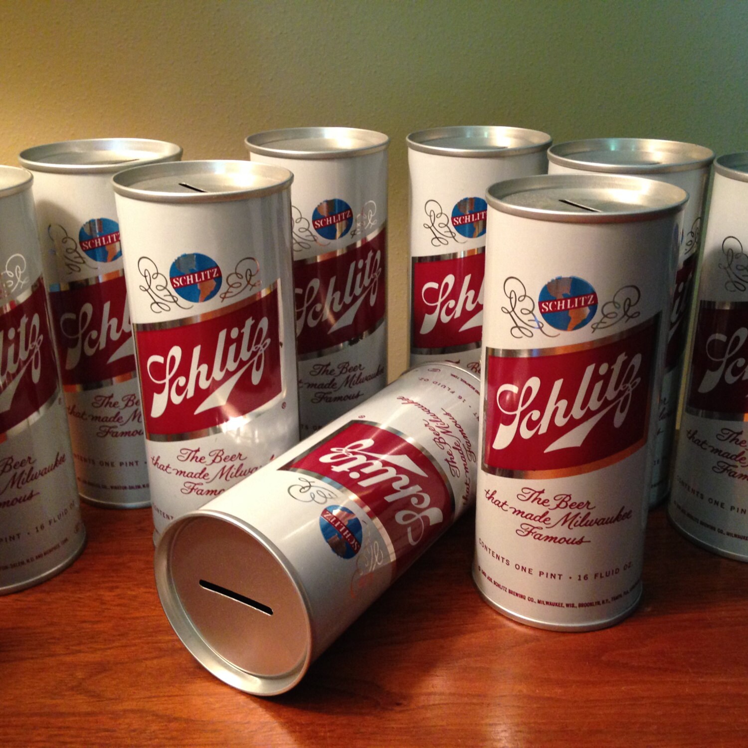 Schlitz Beer Can Collection