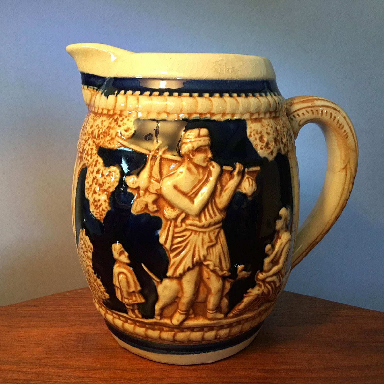 Vintage Pitcher Set With Three Stein Mugs Made in Japan - Etsy