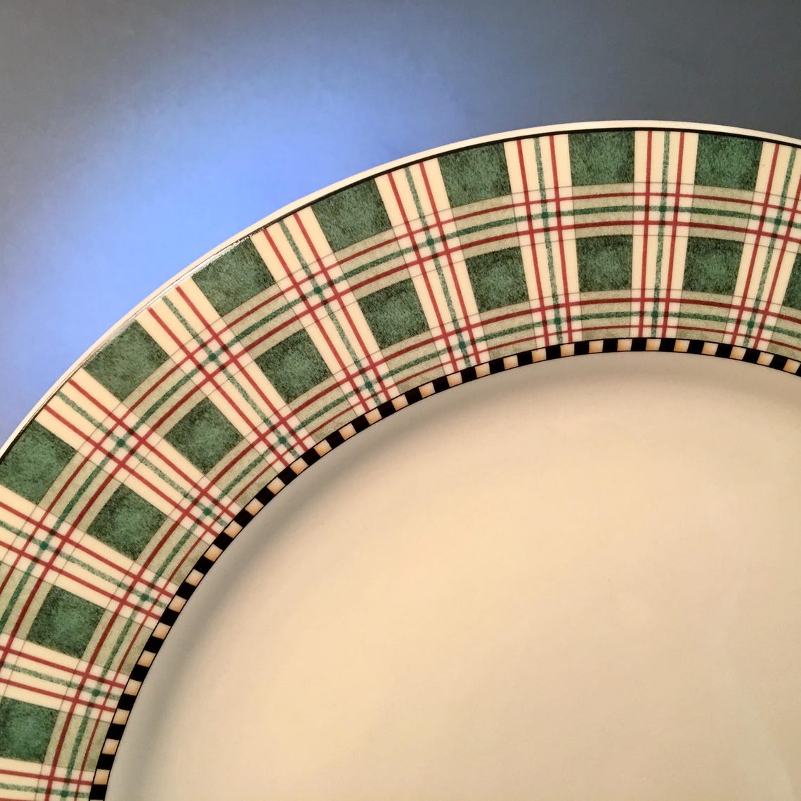 Set of Four Vintage Debbie Mumm "winter Birds" Dinner Plates by Sakura ...