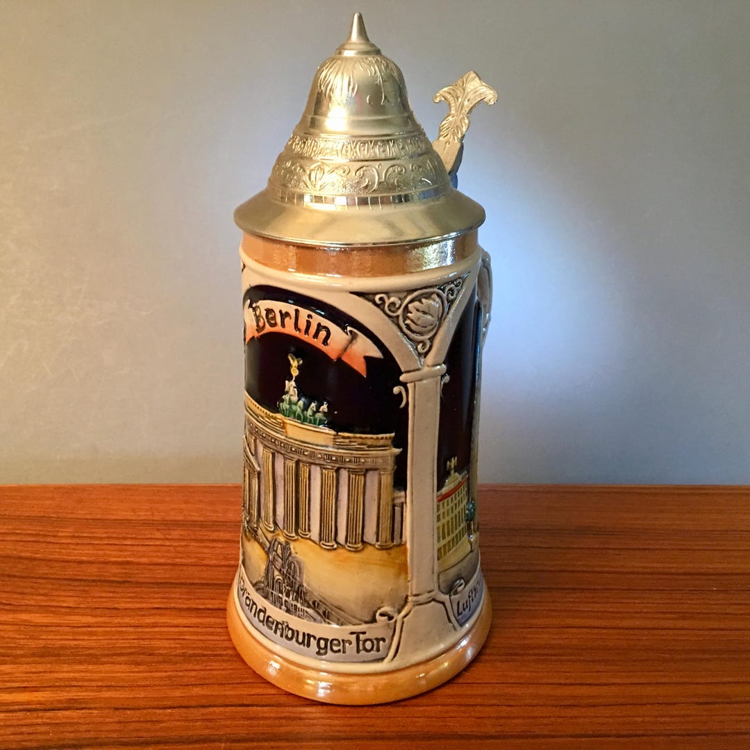 Vintage Gerz West Germany Stein Featuring Berlin Brandenburger Tor ...