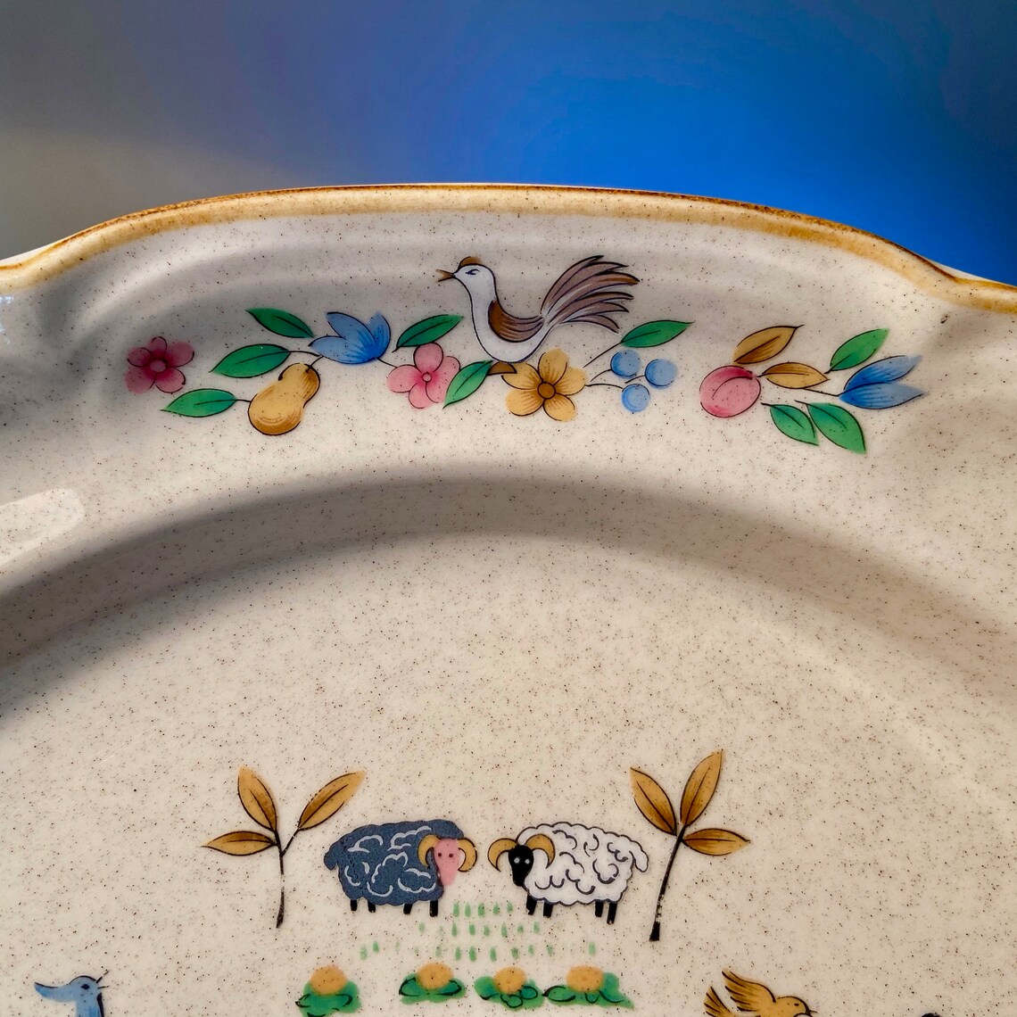 Vintage heartland Stoneware Dinner Plates by | Etsy