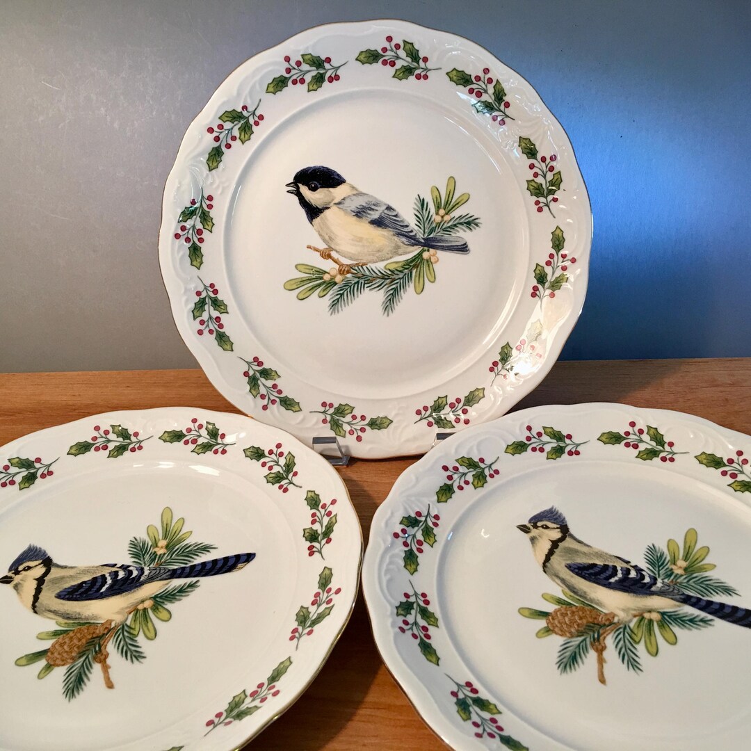 YOUR CHOICE! Vintage "songbirds" Dinner Plates by Gibson - Choose ...