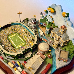 YOUR CHOICE! Vintage Danbury Mint Football Stadium 3d Replicas: Packers ...