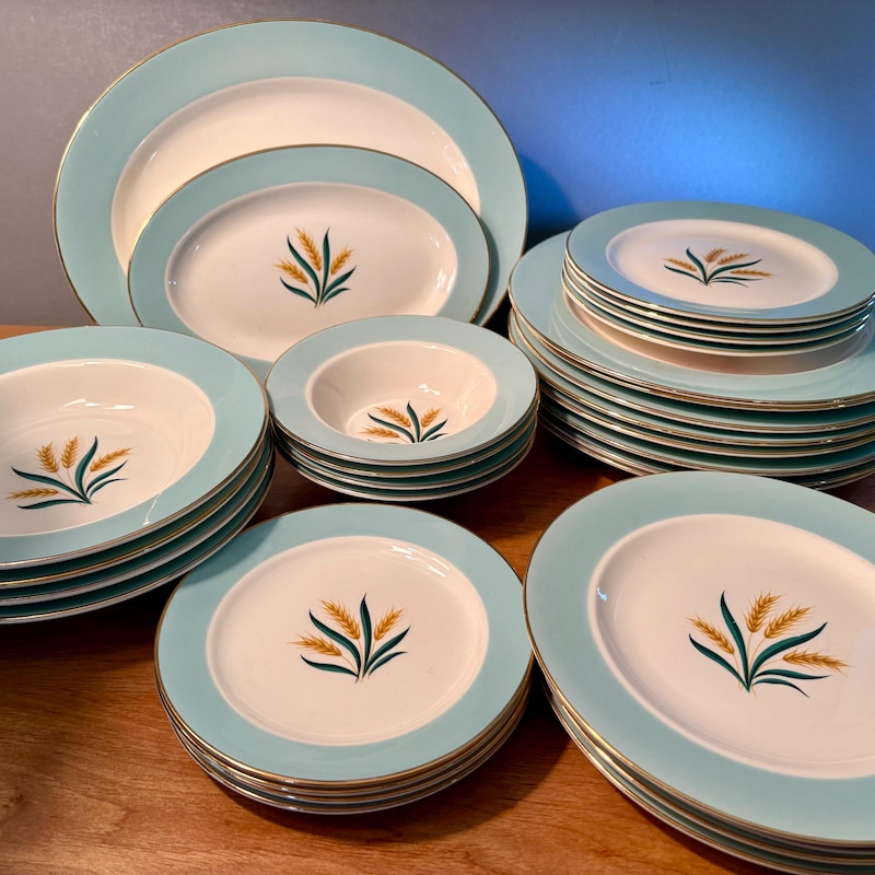 Wheat Pattern Dishes - Etsy