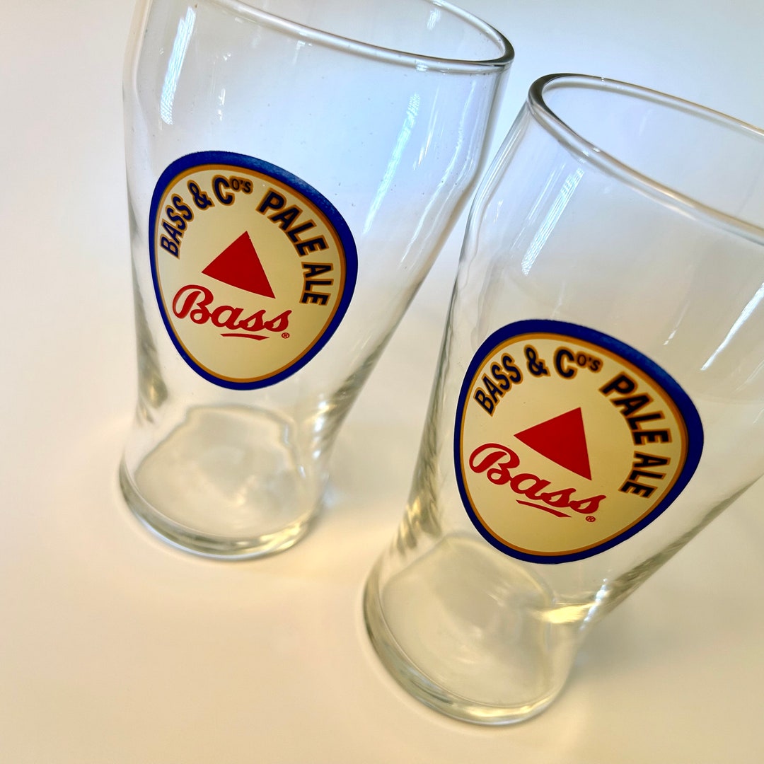 Pair of Vintage Bass Pale Ale Glasses - Price Includes Both - Etsy