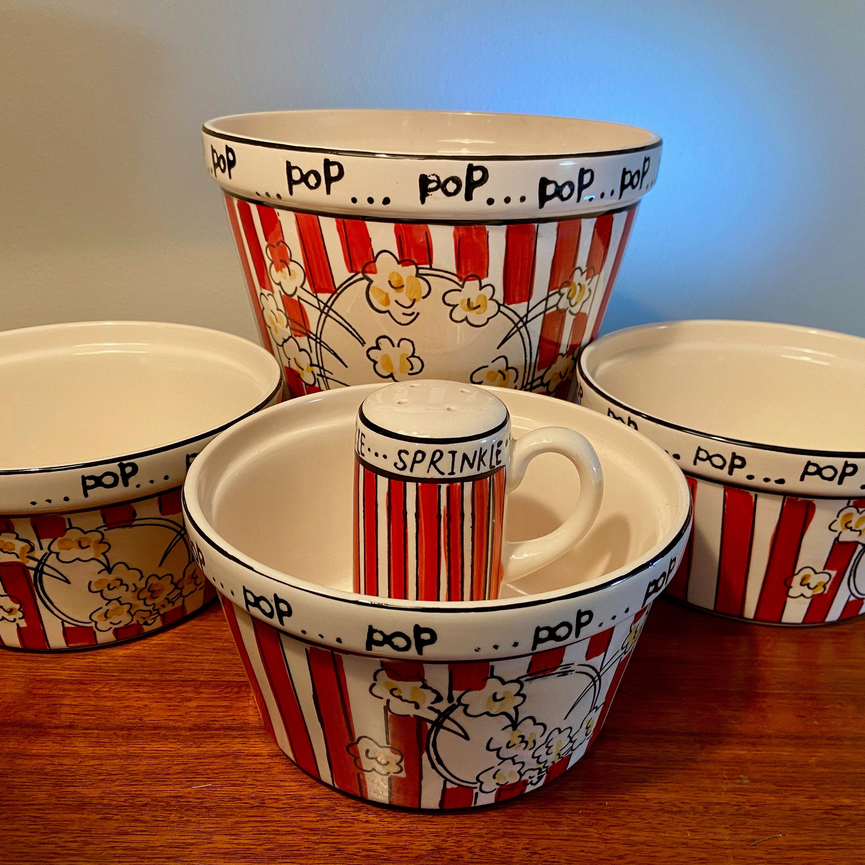 Ceramic Popcorn Tubs
