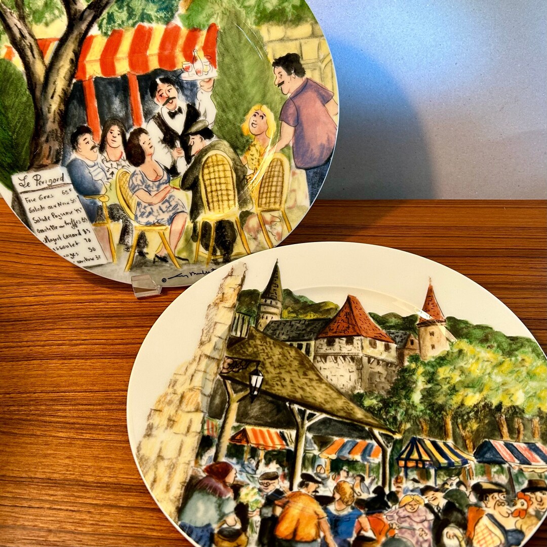 Perigord by Guy Buffet for Williams-sonoma Porcelain Dinner Plates Made ...