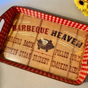 Vintage "barbeque Heaven" Decorative Display Tray by Pela Studio - Not ...