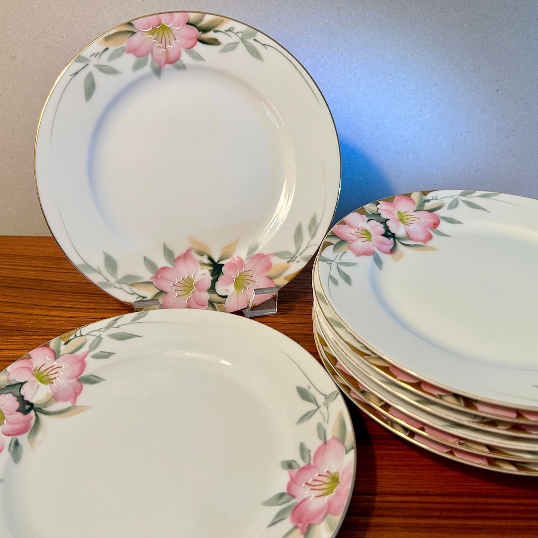 Vintage Noritake "azalea" Plates Hand Painted in Japan - Price is for ...