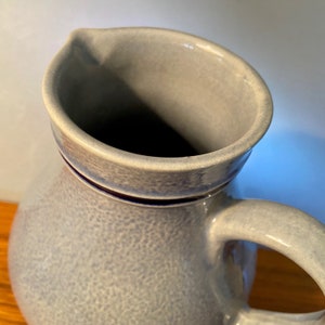 Vintage West German Marzi Remy Grey and Blue Stoneware Glazed Pottery ...