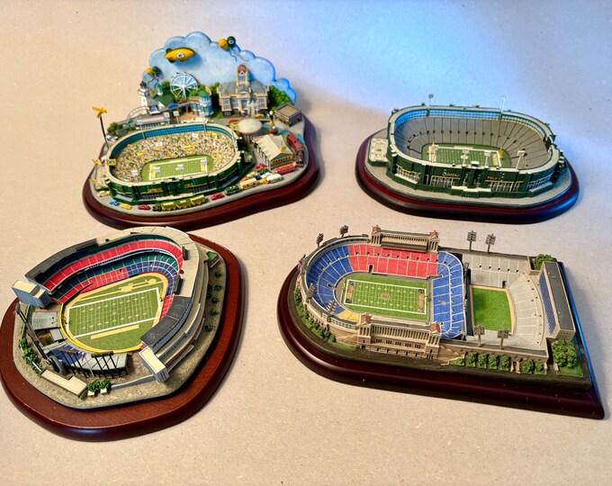 YOUR CHOICE! Vintage Danbury Mint Football Stadium 3d Replicas: Packers ...