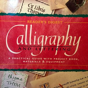 Never Used - 1998 Calligraphy and Lettering Complete Kit From Reader's ...