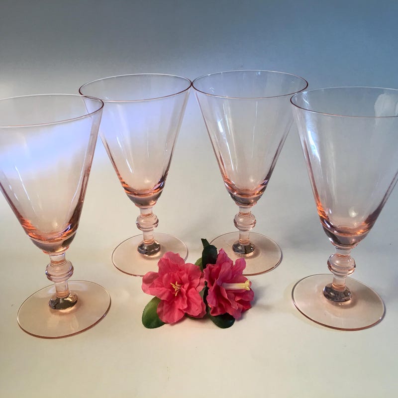 Pink Goblets - Etsy