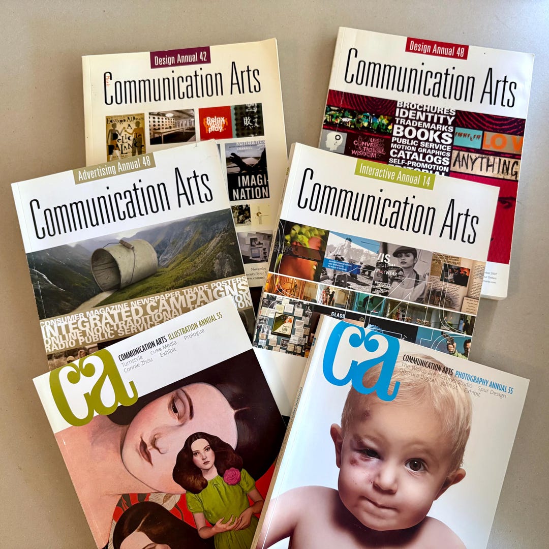 YOUR CHOICE! Used Communication Arts Annual Magazines for Creative ...