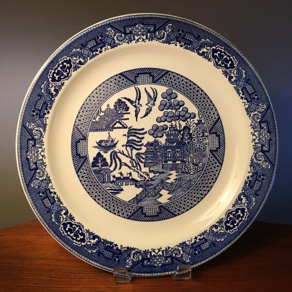 Willow Pattern Plate - Etsy