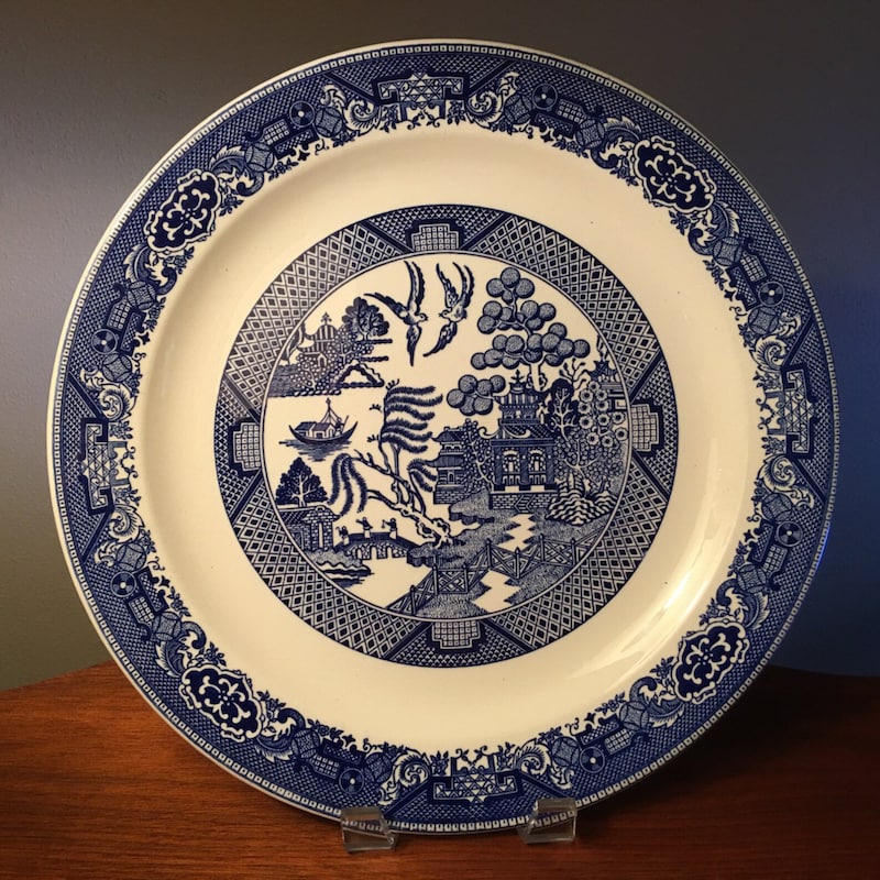 Willow Pattern Plate - Etsy