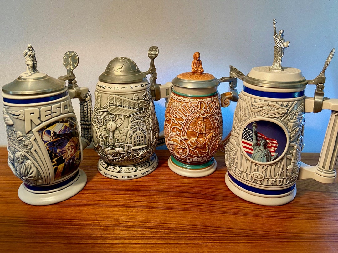 YOUR CHOICE! Collection of Unique Steins Handcrafted in Brazil by Avon ...