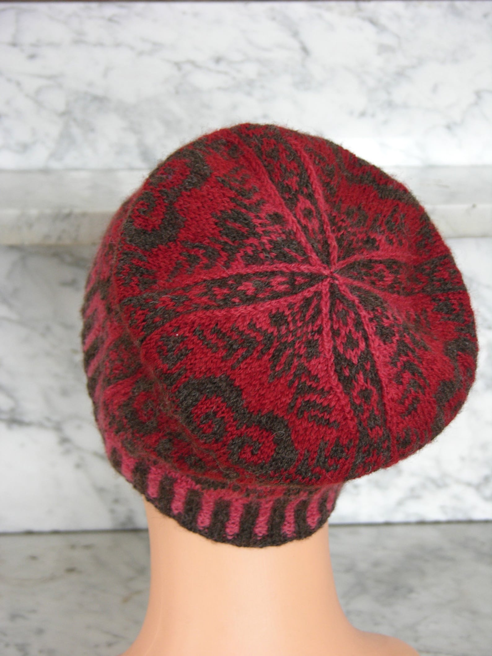 Fair Isle Hat , Made in All Natural Wool. - Etsy