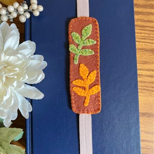 Wool Felt Small Rectangle Elastic Stretch Bookmark Color - Etsy