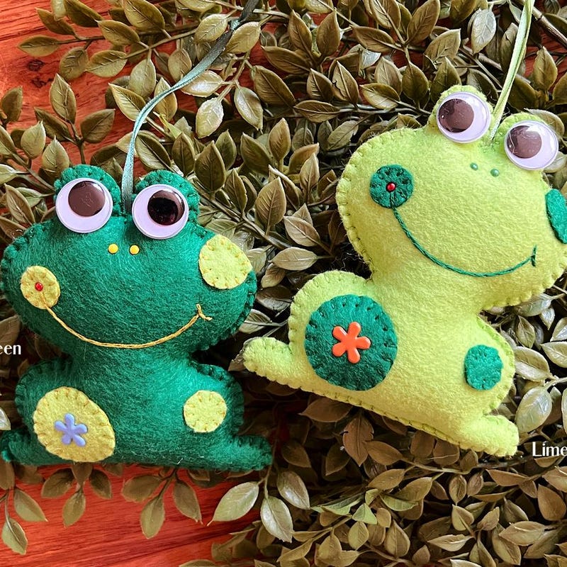 Frog Felt - Etsy