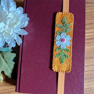 Wool Felt Large Rectangle Elastic Stretch Bookmark Color - Etsy