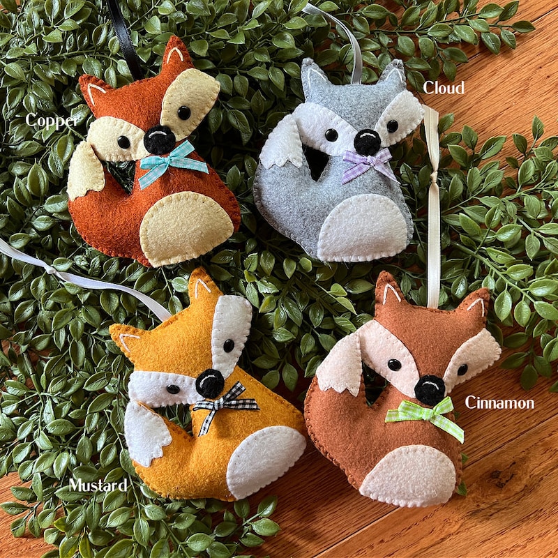 Felt Fox - Etsy