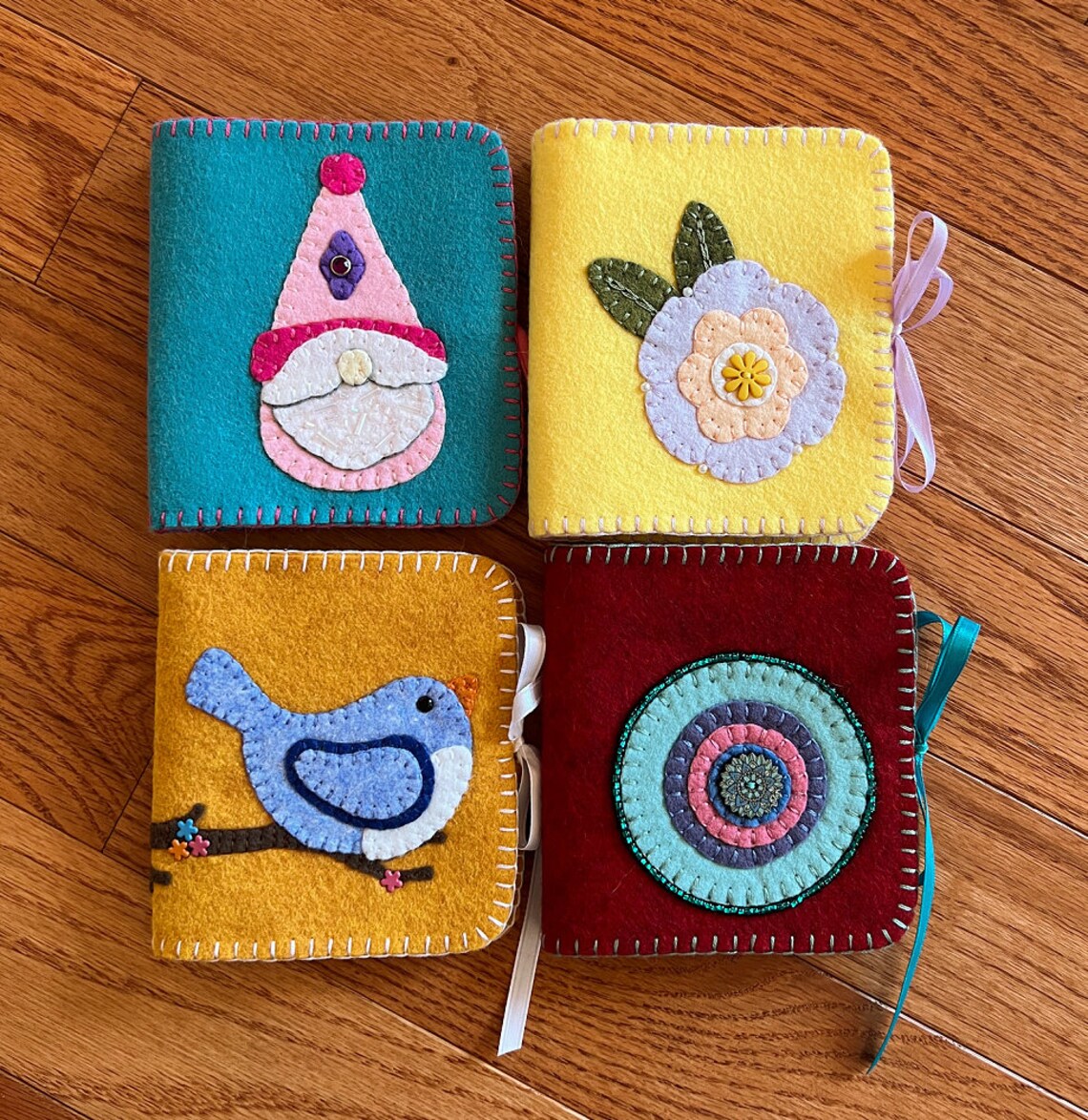 Large Wool Felt Needle Book Color Choice - Etsy