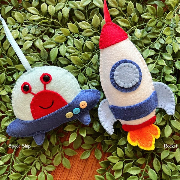Felt Spaceship - Etsy