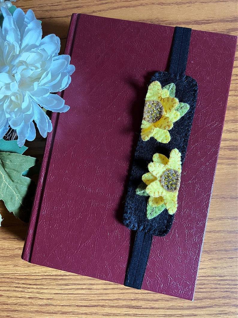 Wool Felt Large Rectangle Elastic Stretch Bookmark Color - Etsy