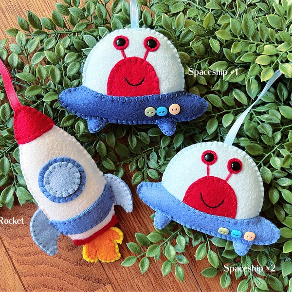 Felt Rockets - Etsy