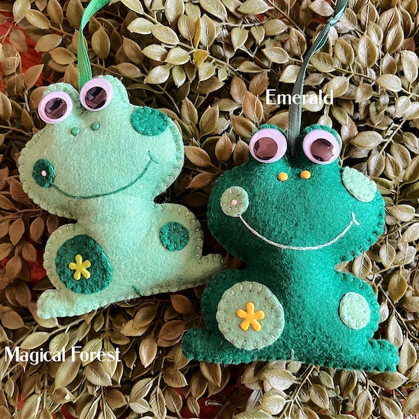 Felt Frog - Etsy