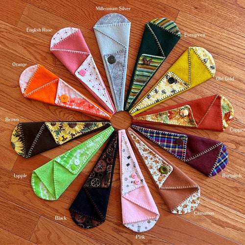 Large Wool Felt Needle Book Color Choice - Etsy