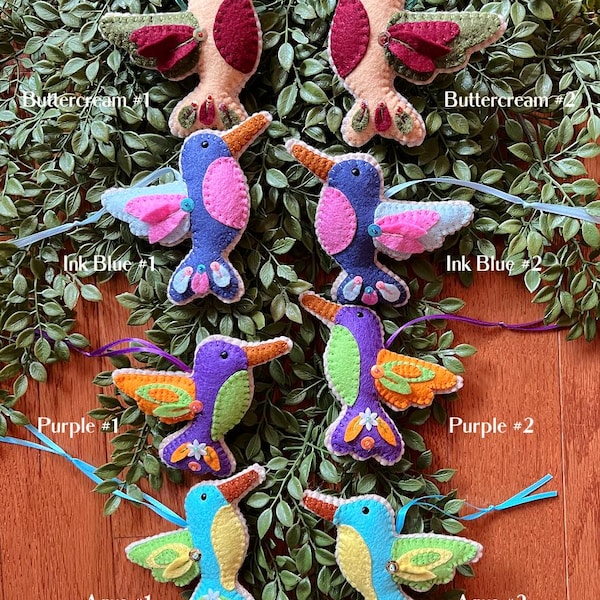 Felted Hummingbird - Etsy