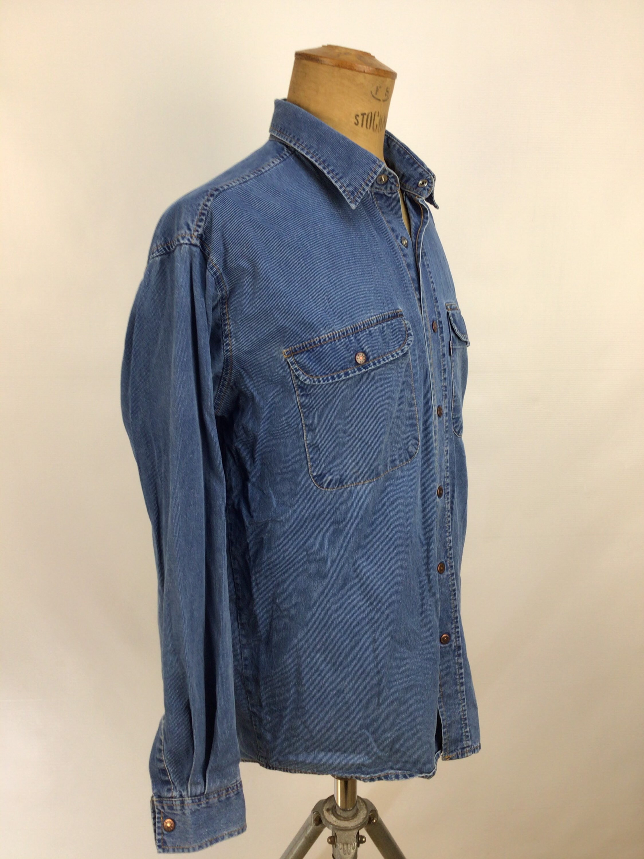 80er Jahre Oversize Levi's Jeans Cord Shirt. Baggy weiße - Etsy.de