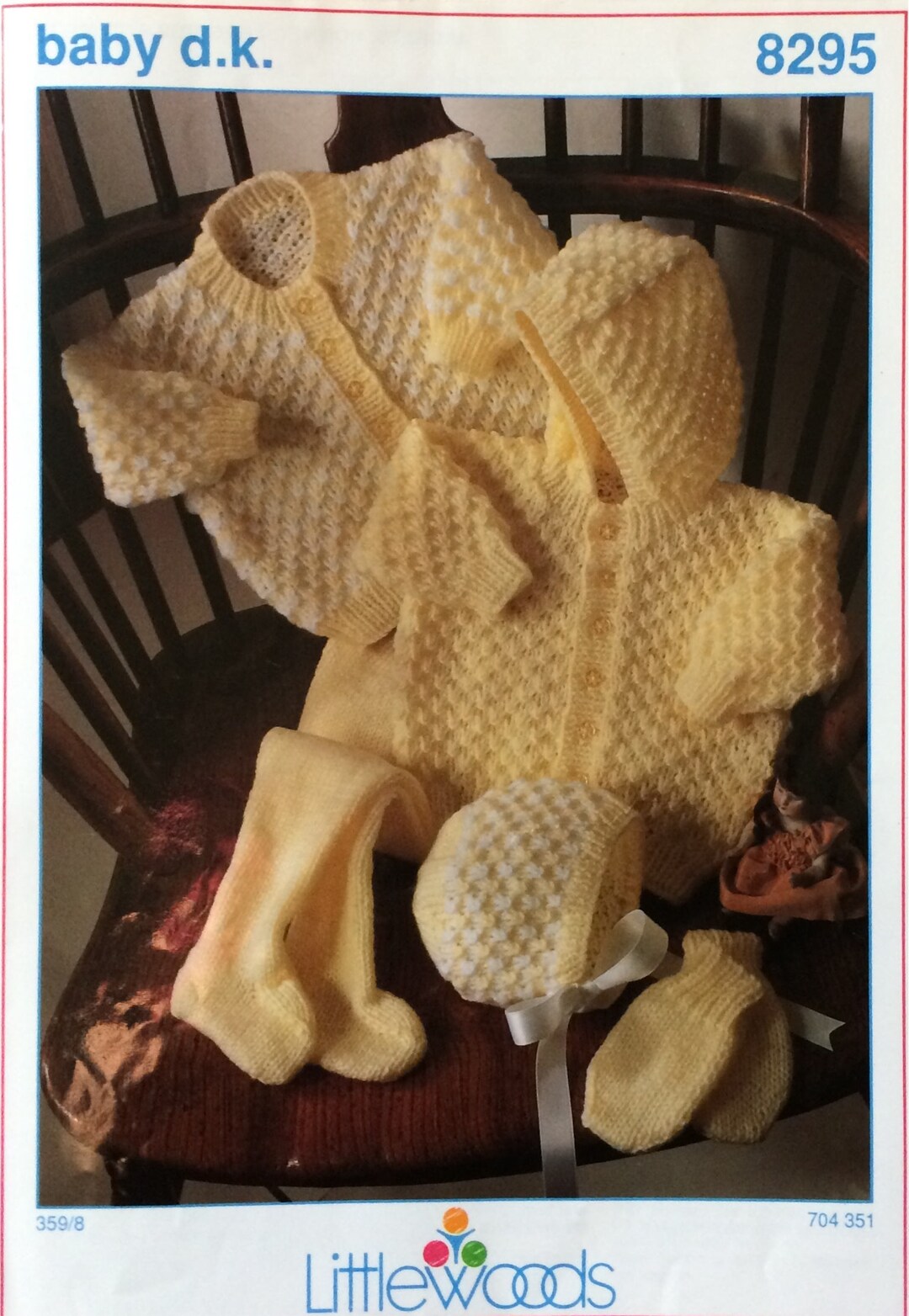 Baby Sweater Set Knitting Pattern. PDF Download - Etsy