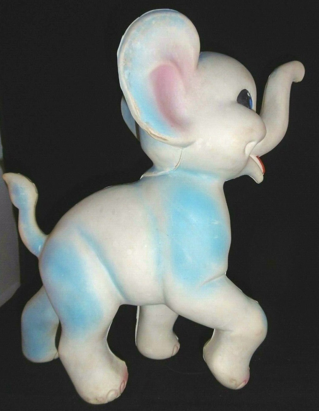 1940s-50s Large Rubber Baby Elephant, Childs Bath Toy VGC Original ...