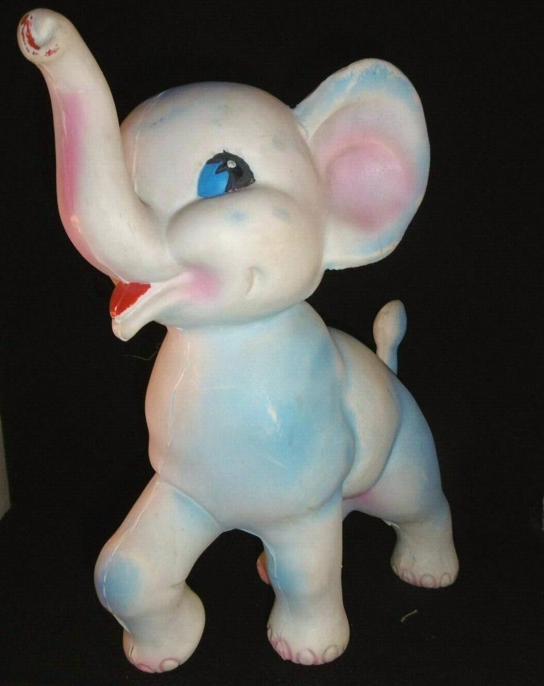 1940s-50s Large Rubber Baby Elephant, Childs Bath Toy VGC Original ...
