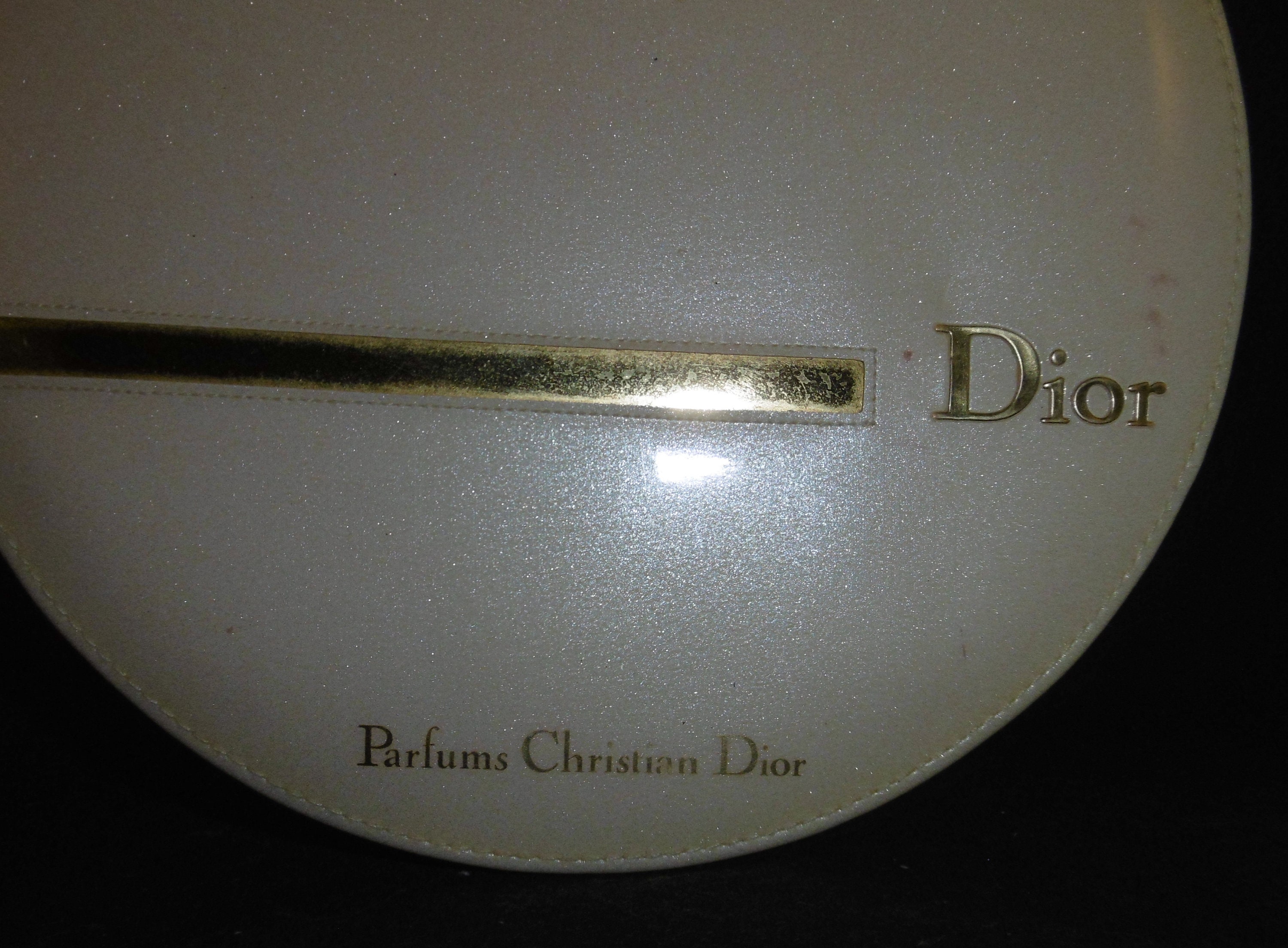 Pale Gold Vintage Christian Dior Perfume Box. Make-up, Trinket ...