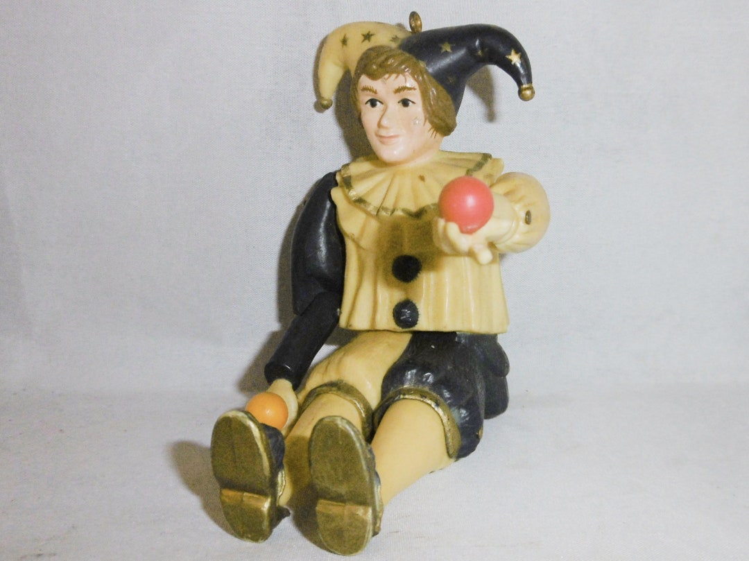 Vintage Juggling Jester Toy, Ornament. Fully Jointed - Etsy