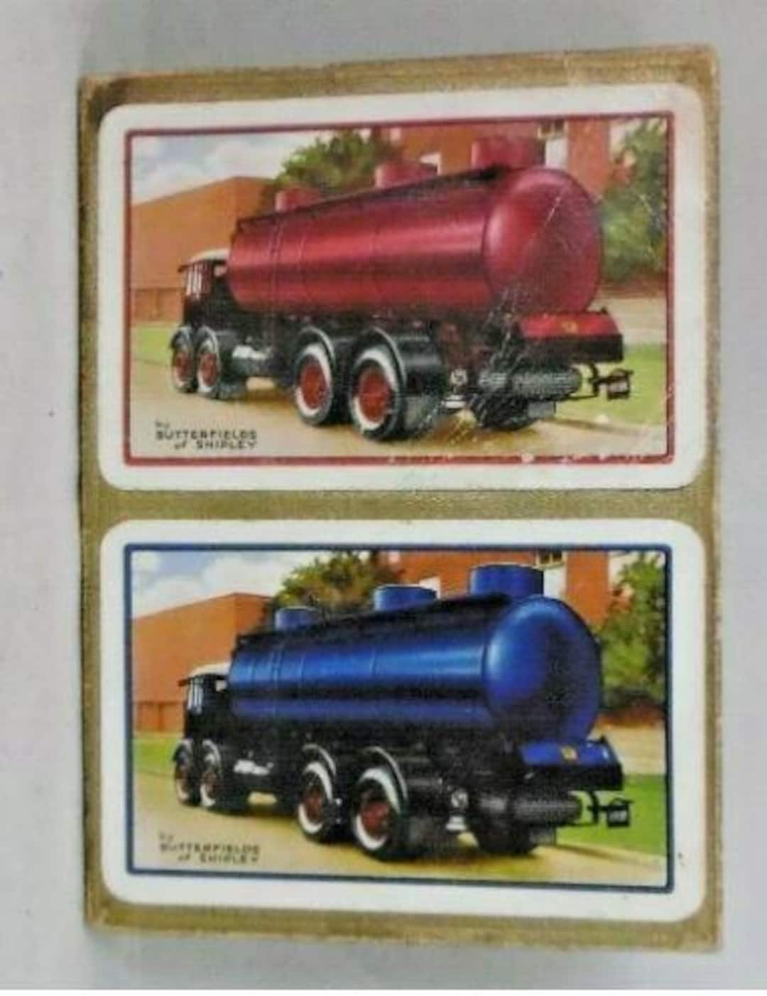 BUTTERFIELDS of SHIPLEY Red & Blue Tanker Playing Cards Complete in ...
