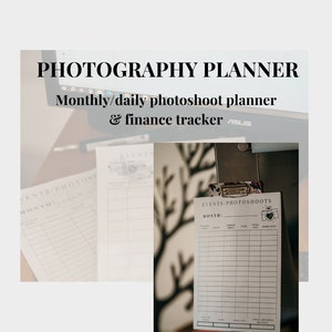 Photography Planner Printable Photoshoot Planner Weekly, Daily Planner ...