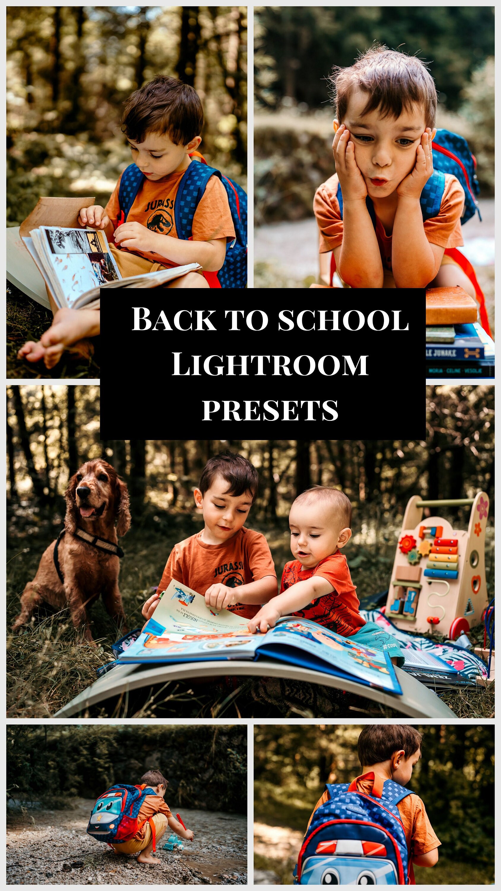 Bold Lightroom Presets: Back to School, Family Photos (DNG, XMP) - Etsy