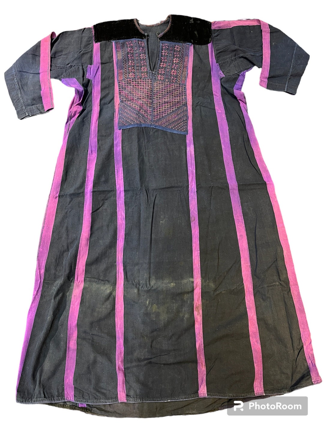 Antique Vintage Palestinian Dress Almajdal Material 1900s - Etsy
