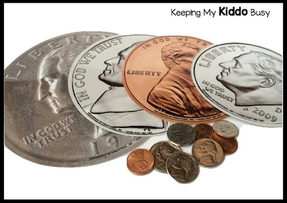 Pennies Dimes Nickels And Quarters